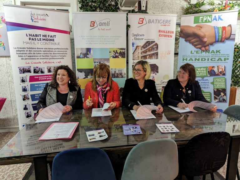 BATIGERE GRAND EST, La Cravate Solidaire, AMLI et l'EPNAK deviennent ...